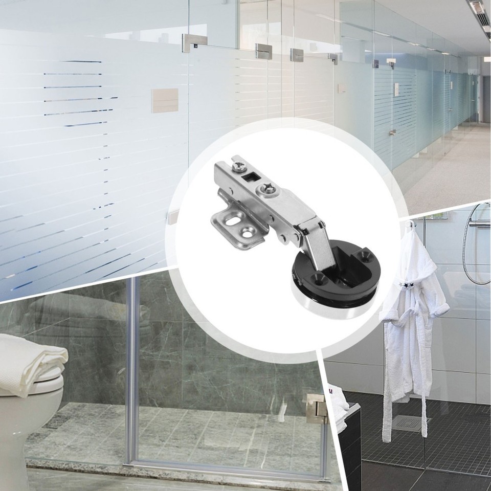 Glass Door Hinges Small Clear Mini Invisible Stainless Steel Cabinet ...