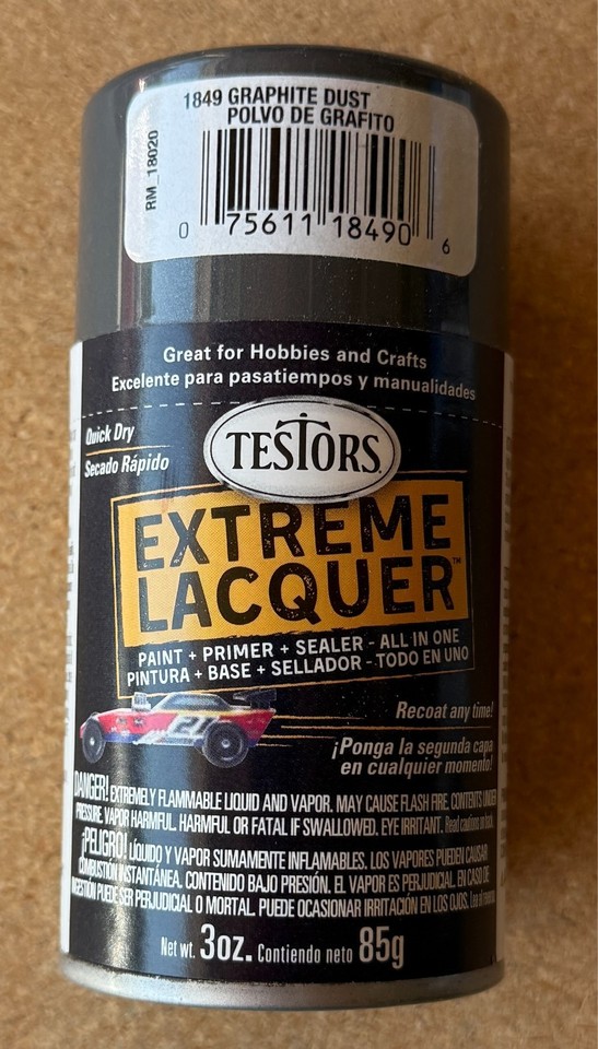 Testors Extreme Lacquer One Coat Lacquer and Enamel Spray Cans | eBay