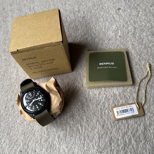 Benrus Military Watch DTU-2A-P-BKKH Stainless Steel Used | eBay