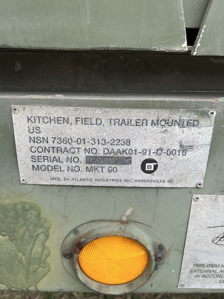 M103A3 Military Field Kitchen Trailer - Turtle Mountain | eBay