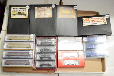 N Scale MICRO TRAINS RAPIDO MULTI PACKS TTX RBOX BNSF CSX cars sold ...