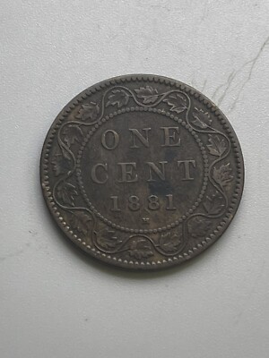 1881 H Canada Large One Cent Coin #2 | eBay