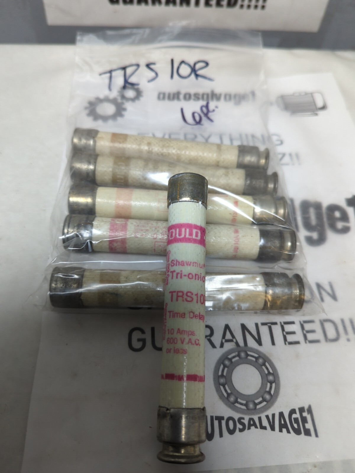 GOULD SHAWMUT,TRS-10R,TRI-ONIC 10 AMP FUSE LOT OF 6 NOS | eBay