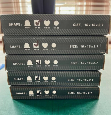 5 x Printable Sublimation Photo Rock Slate 14cm x 14cm SH-19 Glossy ...