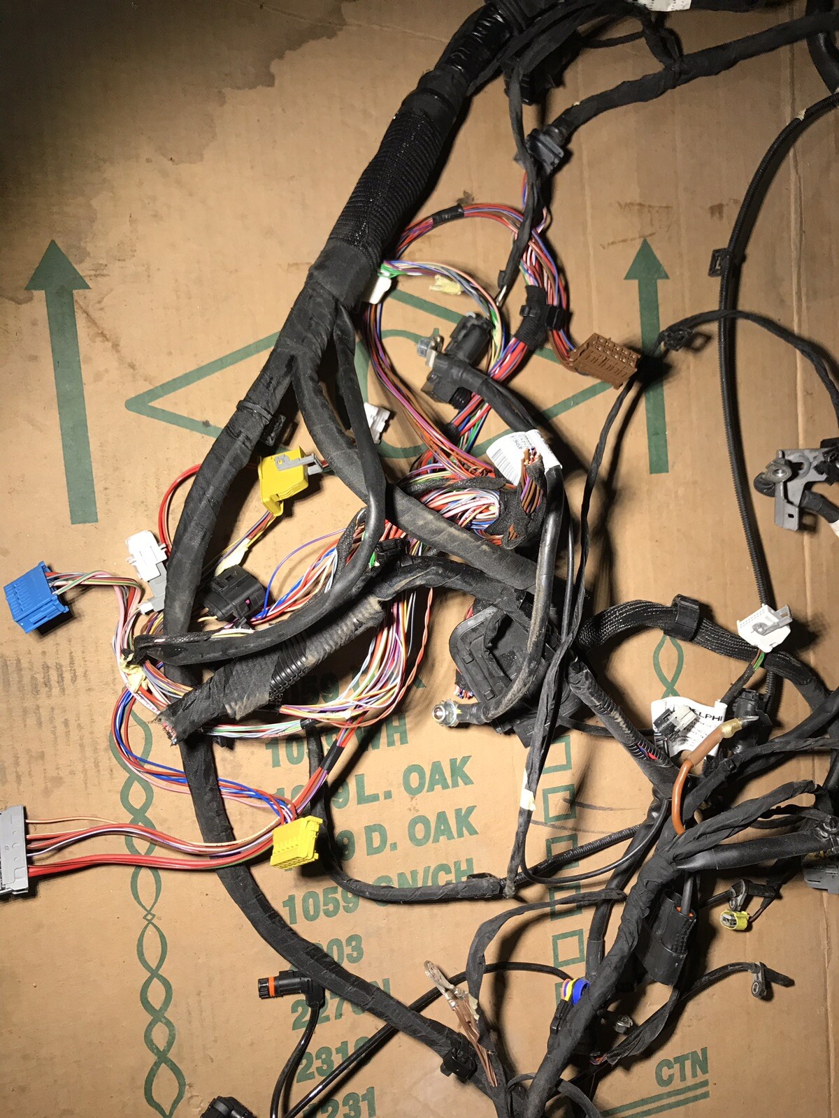 2013 - 2015 MERCEDES GLK350 X204 3.5L ENGINE CABLE WIRE WIRING HARNESS ...