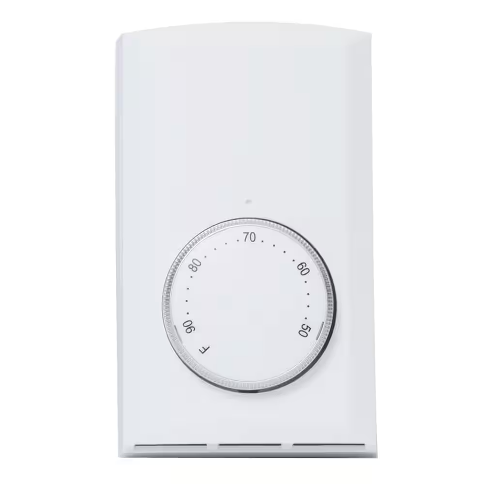Single-pole 22 Amp Line Voltage 120/240/208-volt Thermostat in White | eBay