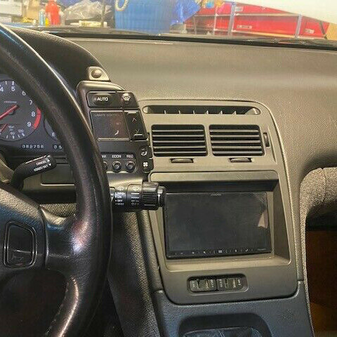 Double Din Radio Bezel Dash Kit For Nissan 300ZX Z32 1990-1999 91 92 93 ...