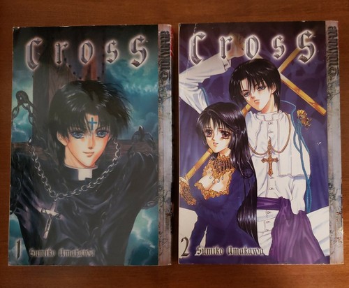 Cross Manga Lot #1 & #2 Sumiko Amikawa FIRST TOKYOPOP EDITION OUT OF ...