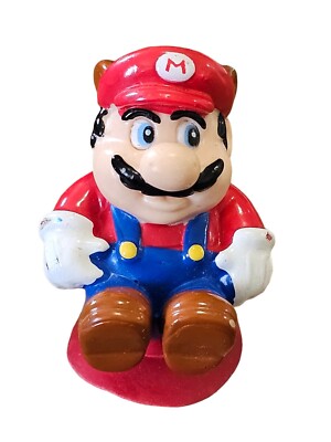 1989 Super Mario Bros. Pop Up Spring Toy Mario Figure Nintendo Toy 58 ...