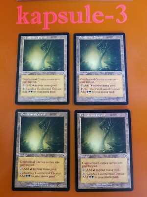 4x Geothermal Crevice | Invasion | MTG Magic Cards | eBay