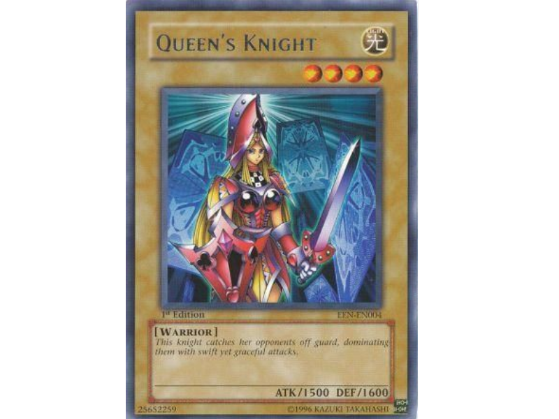 Yu-Gi-Oh Queen's Knight - EEN-EN004 - Rare 1st Edition | eBay