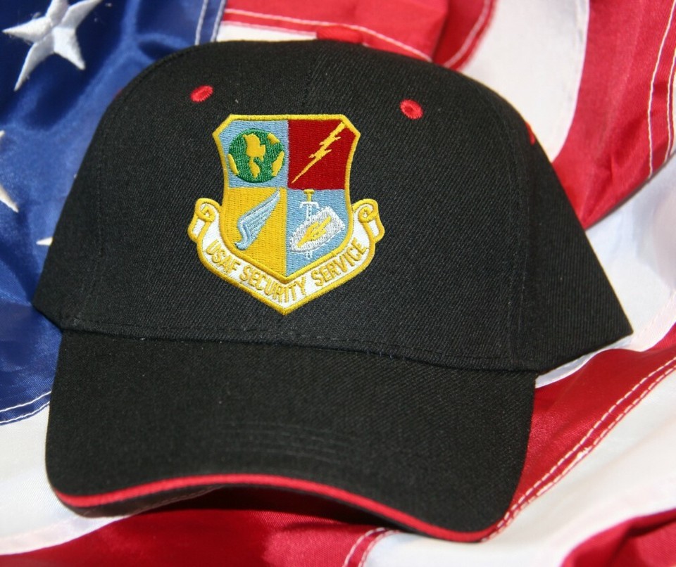 USAF SECURITY SERVICE HAT PATCH CAP US AIR FORCE VETERAN GIFT PIN UP ...