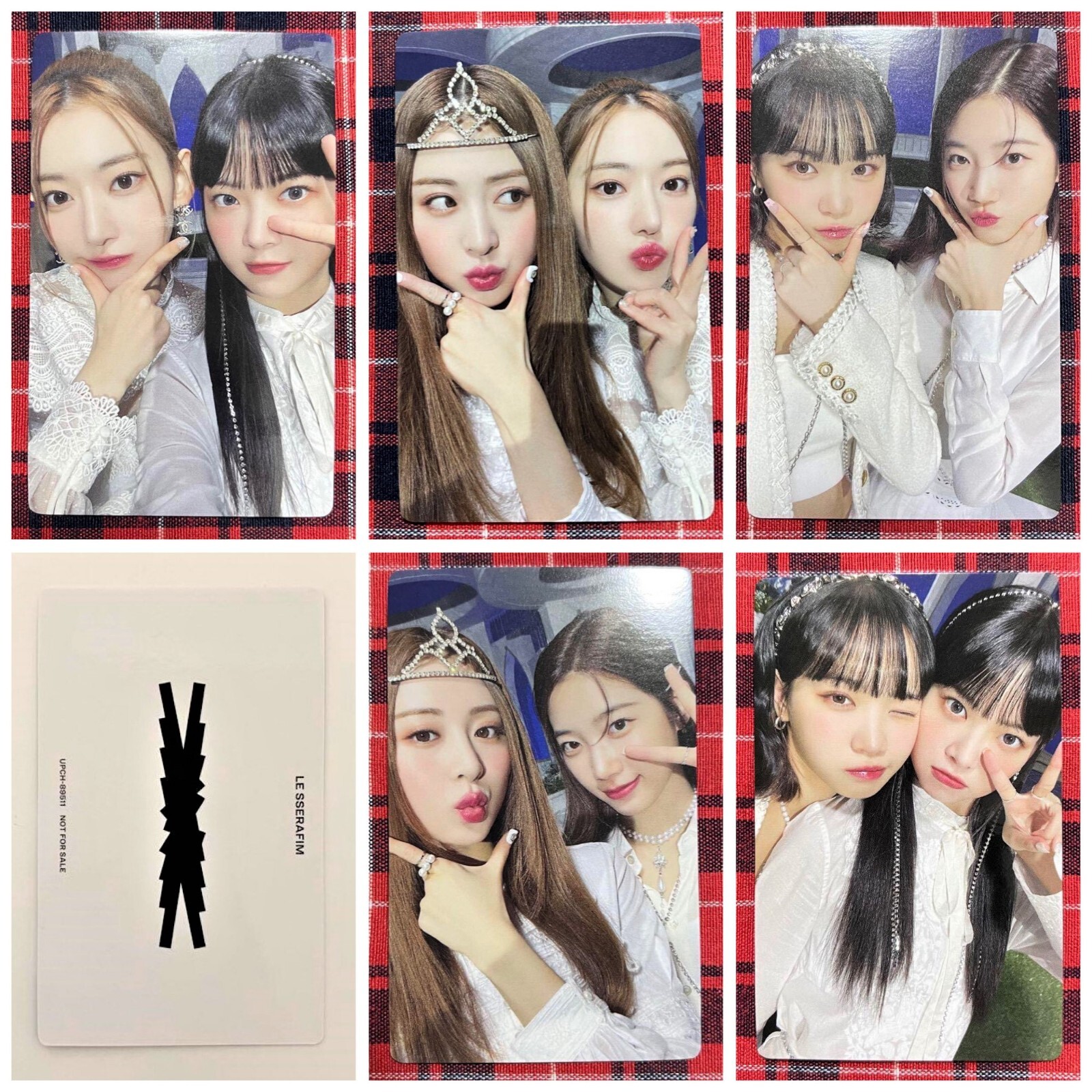 LE SSERAFIM FEARLESS Japan Limited A ver. Official Unit Photocard Photo ...