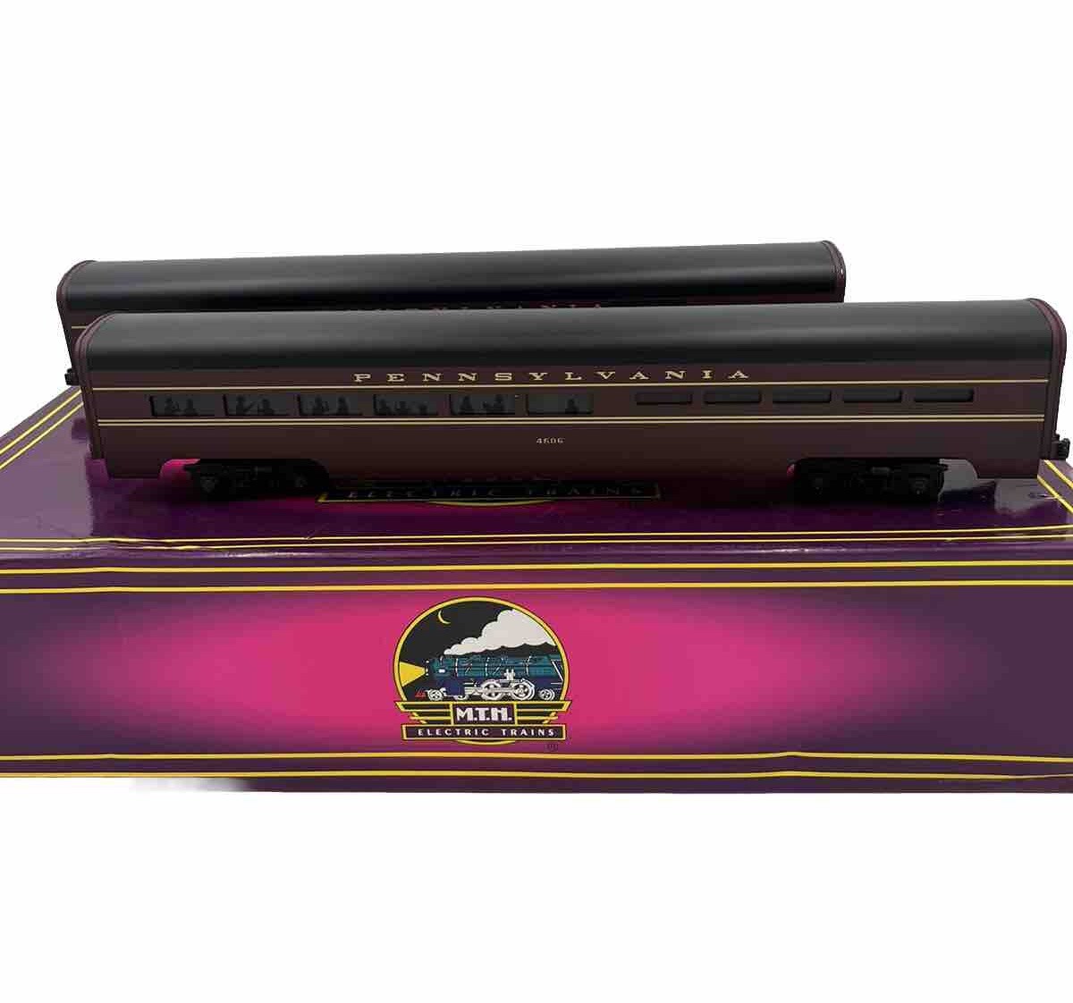 MTH MT-6507 Pennsylvania Painted 70' Scale Aluminum Sleeper/Diner Set ...