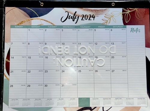 WHOLESALE LOT (85-Count) Desk Calendar Wall Calendar Teacher July ...