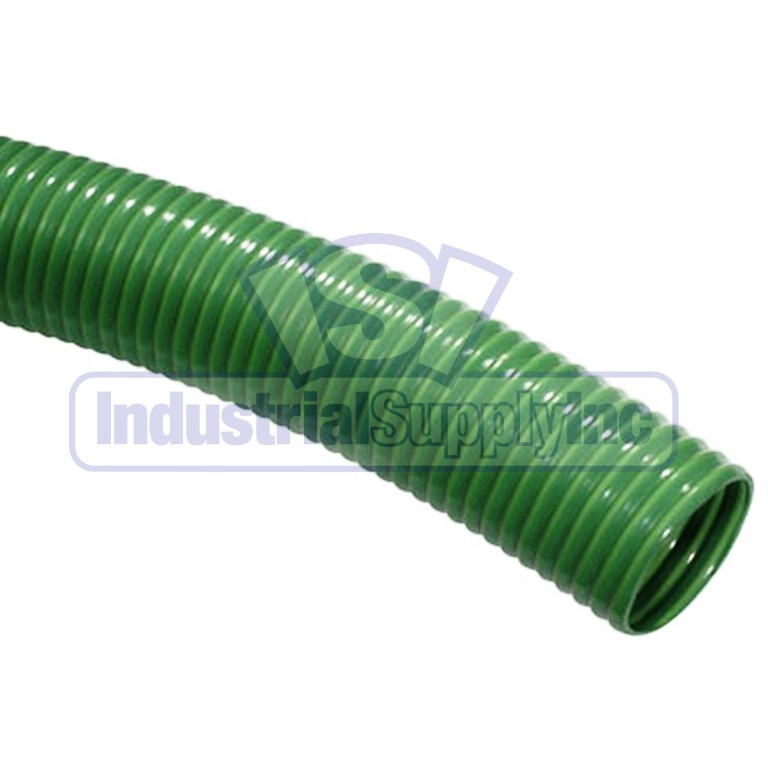 Suction Hose | PVC Green Flexible | 2" x 25 FT | No Fittings ...