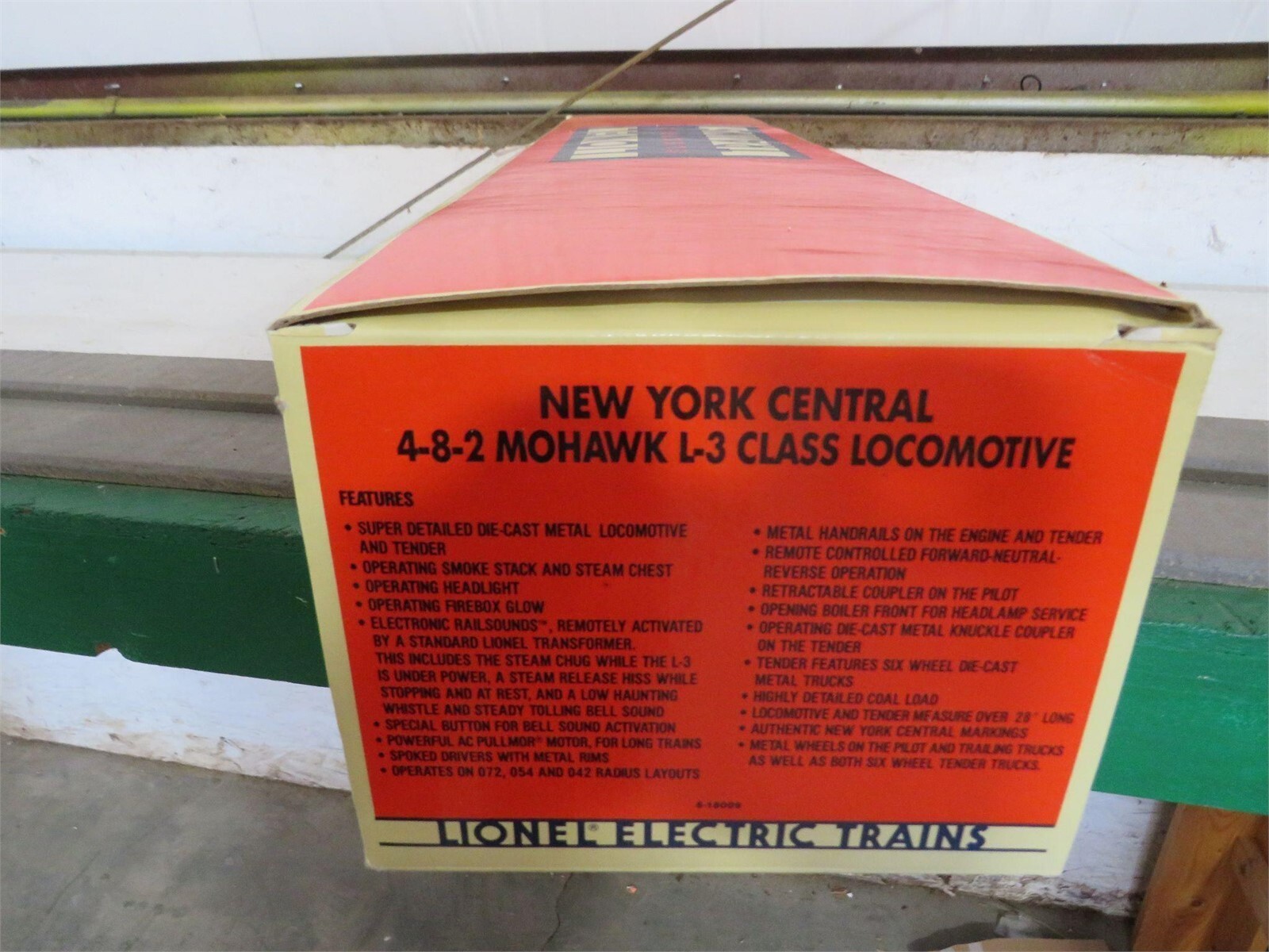 Lionel 6-18009 New York Central 4-8-2 Mohawk L-3 Class Locomotive BRAND ...