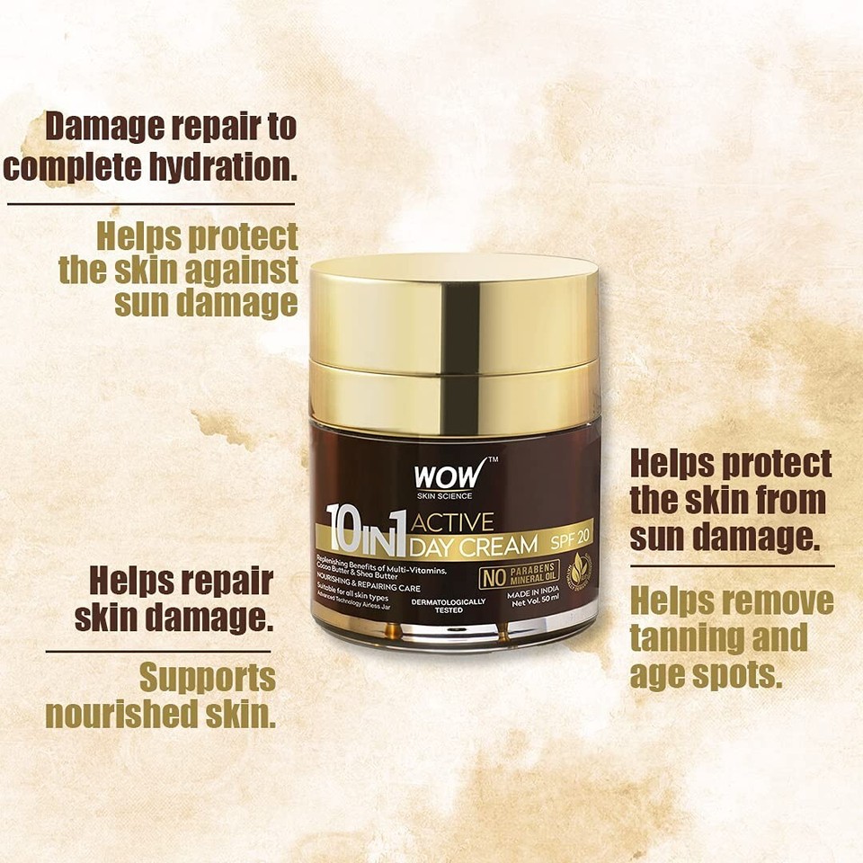 WOW Skin Science Cream 10 in 1 Age Miracle SPF 20 Face Cream 50 ml | eBay