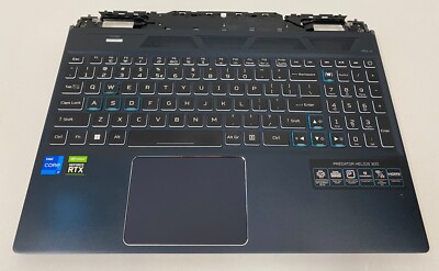 Acer Predator Helios 300 PH315-55 Top Case Palmrest Keyboard Touchpad ...