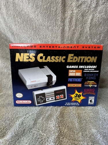 Nintendo Classic Nes Mini 512MB - White Console (NTSC-U/C) New In Box ...