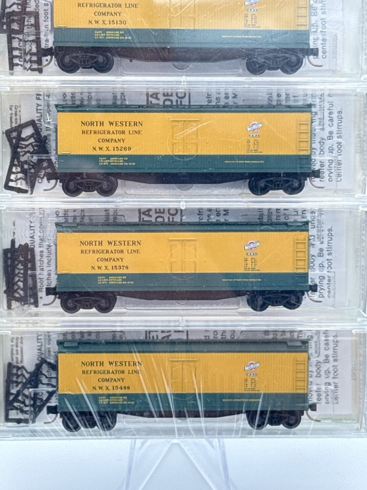 Kadee Micro-Trains - N - NWX 40' Double Wood-Sheathed Reefers 6 pk ...
