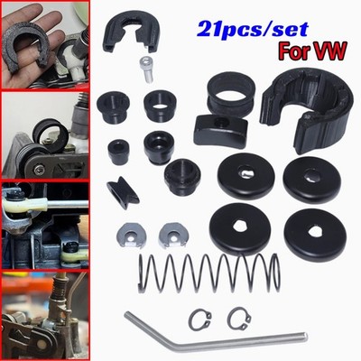 Complete Shift Linkage Shifter Lever Cable Bushing For VW GOLF Jetta ...