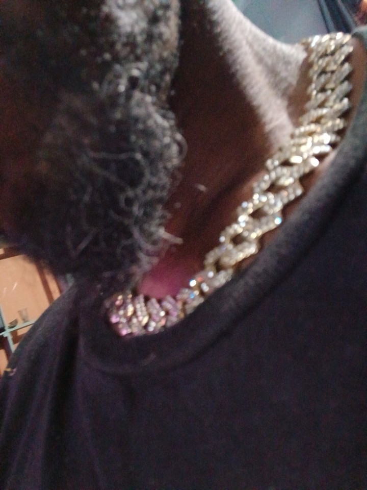 10 Gold Diamomd Link Chain For Men | eBay