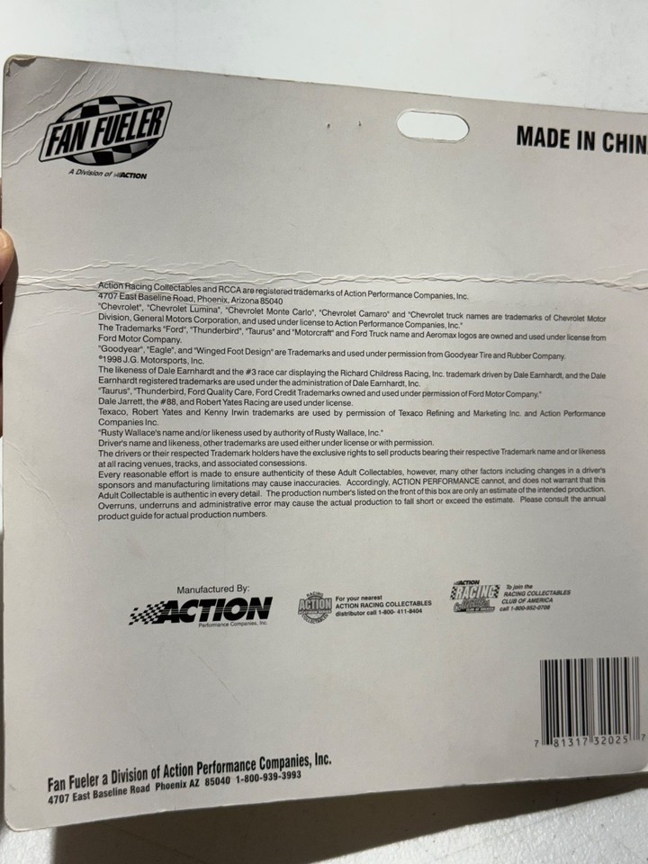 RUSTY WALLACE SQUIRT WRENCH POWER TOOL FUN FAN FUELER MATCO LITE BEER ...