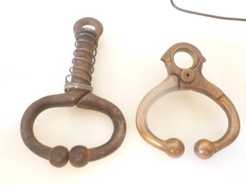 Vintage Cow Nose Ring Lead Lot of 2 Cast Iron and Brass | eBay