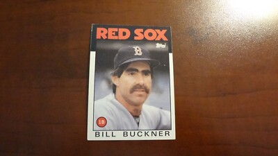 1986 TOPPS # 443 BILL BUCKNER BASEBALL CARD | eBay