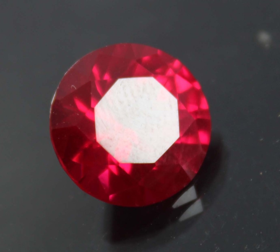7 To 8 Ct Certified Natural Red Ruby Mozambique Round Cut Loose ...