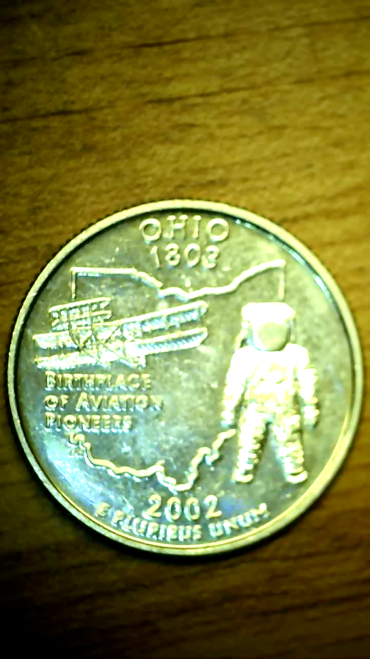 2002 S Ohio State Quarter Proof Clad Coin FREE SHIPPING | eBay