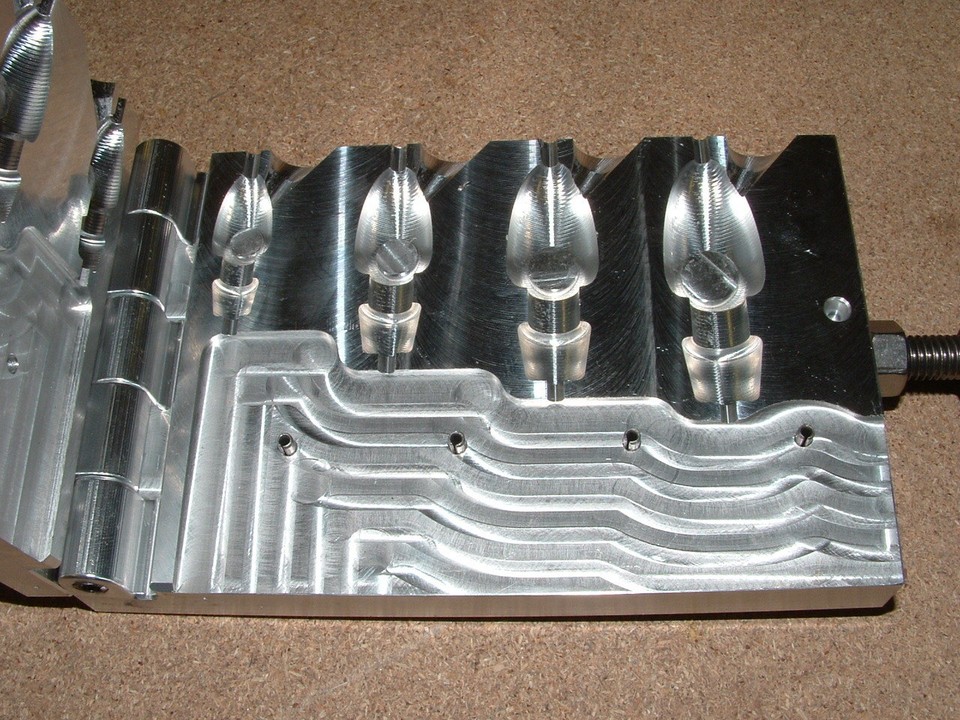 Saltwater Bullet Slider mold 1,2,3,4oz Saltwater Trolling Witch Deep ...
