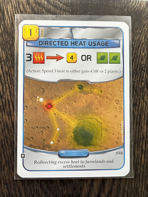 Terraforming Mars Card X48 Directed Heat Usage Autumn 2023 Promo ...