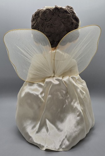 Vtg Christmas Angel Nylon Tulle Wings Tree Topper by Noel Decorations ...