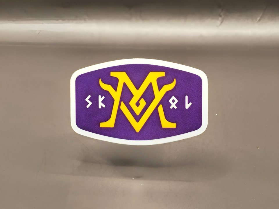 Football Inspired Stickers Skol Purple Reign Viktor Minnesota Vikings ...