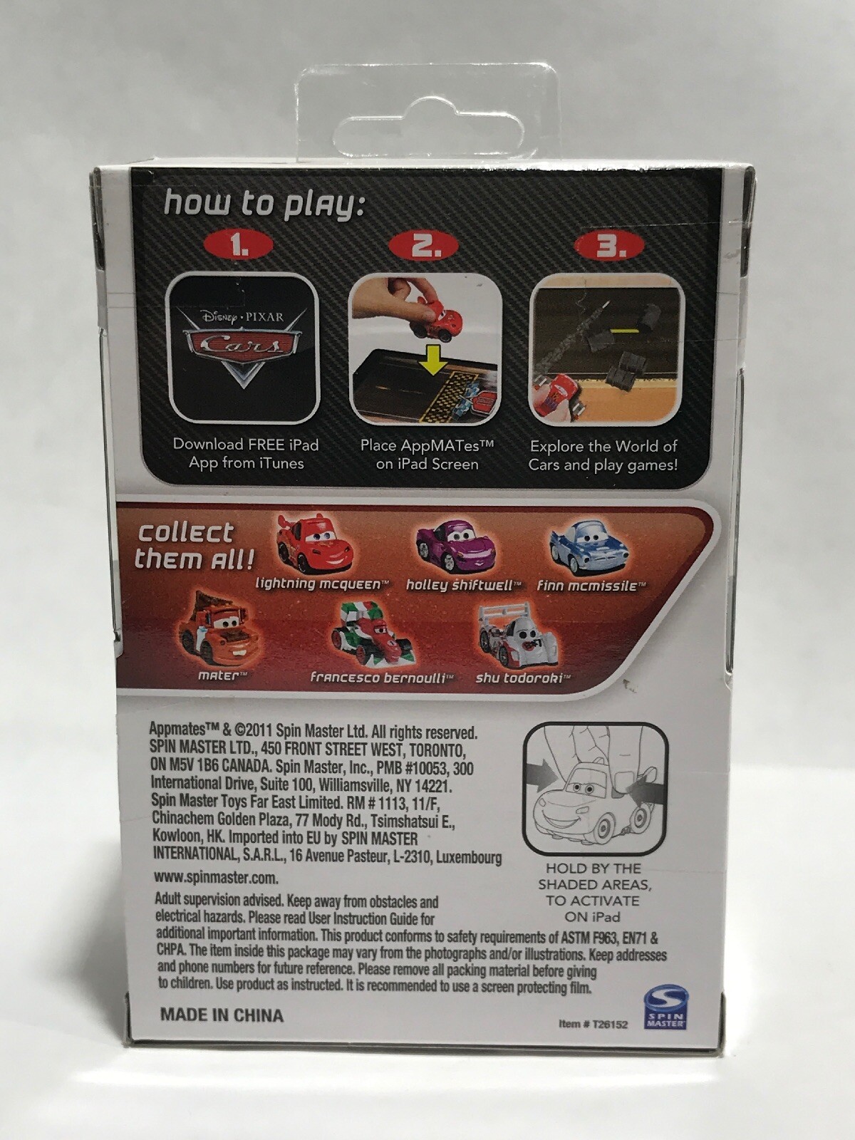 Disney CARS 2 Apple AppMates Video Game LIGHTNING MCQUEEN | eBay