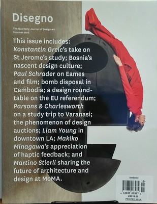 Disegno UK Summer 2016 The Quarterly Journal of Design FREE SHIPPING sb ...