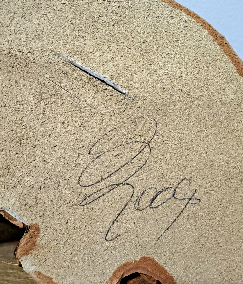 Dominique Domingo Hass Leather Mask Original Art Signed See Speak Hear ...