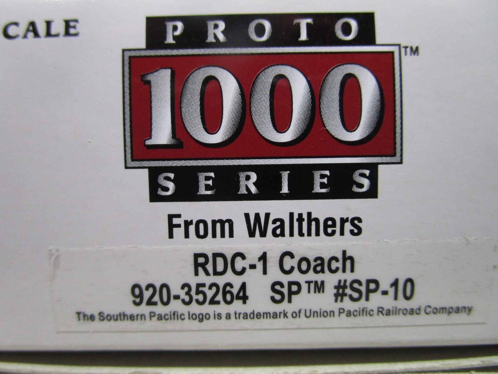 Walthers Proto HO Scale SP Southern Pacific Budd RDC 1 Locomotive NOS ...