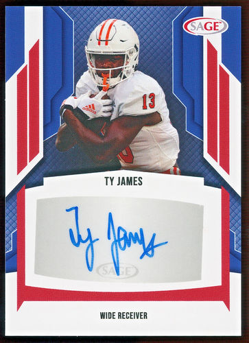 2024 Sage | TY JAMES AUTO #A-TJ | Minnesota Vikings NFL Mercer NCAA ...