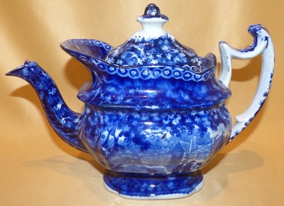 Teapots & Tea Sets - Transferware Teapot - Vatican