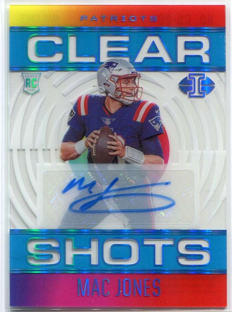 2021 Panini Illusions - Clear Shots Mac Jones #CS-20 Light Blue ...