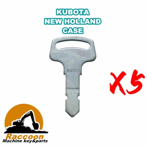 5pcs Fits New Holland Case Kubota B Series Tractor Keys 15248-63700 ...
