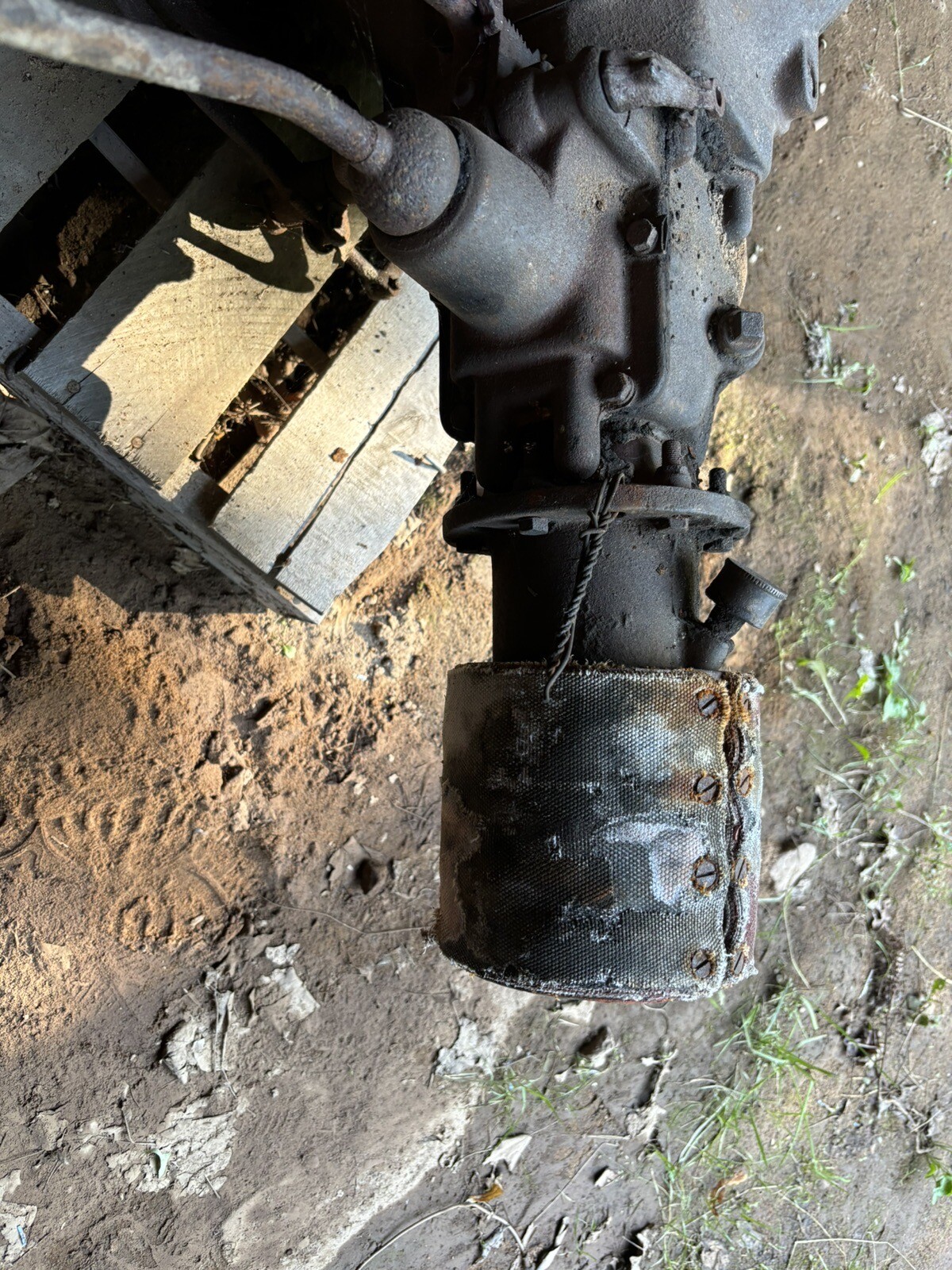 Ford Model A Flat Belt PTO Pulley Drive Stationary Engine Power Take ...