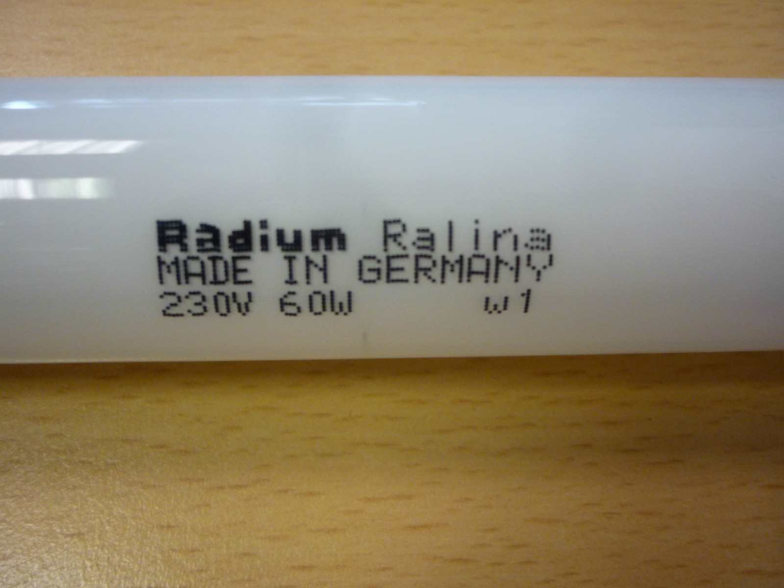 Radium RALINA Linestra 60W S14d opal weiß 230V Linienlampe 1 Sockel ...