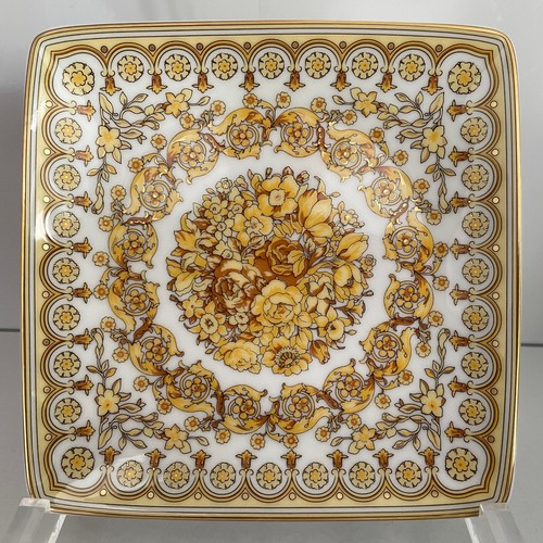VERSACE Tribute Baroque CANAPE SQUARE DISH 4.75" NEW Rosenthal Tray ...