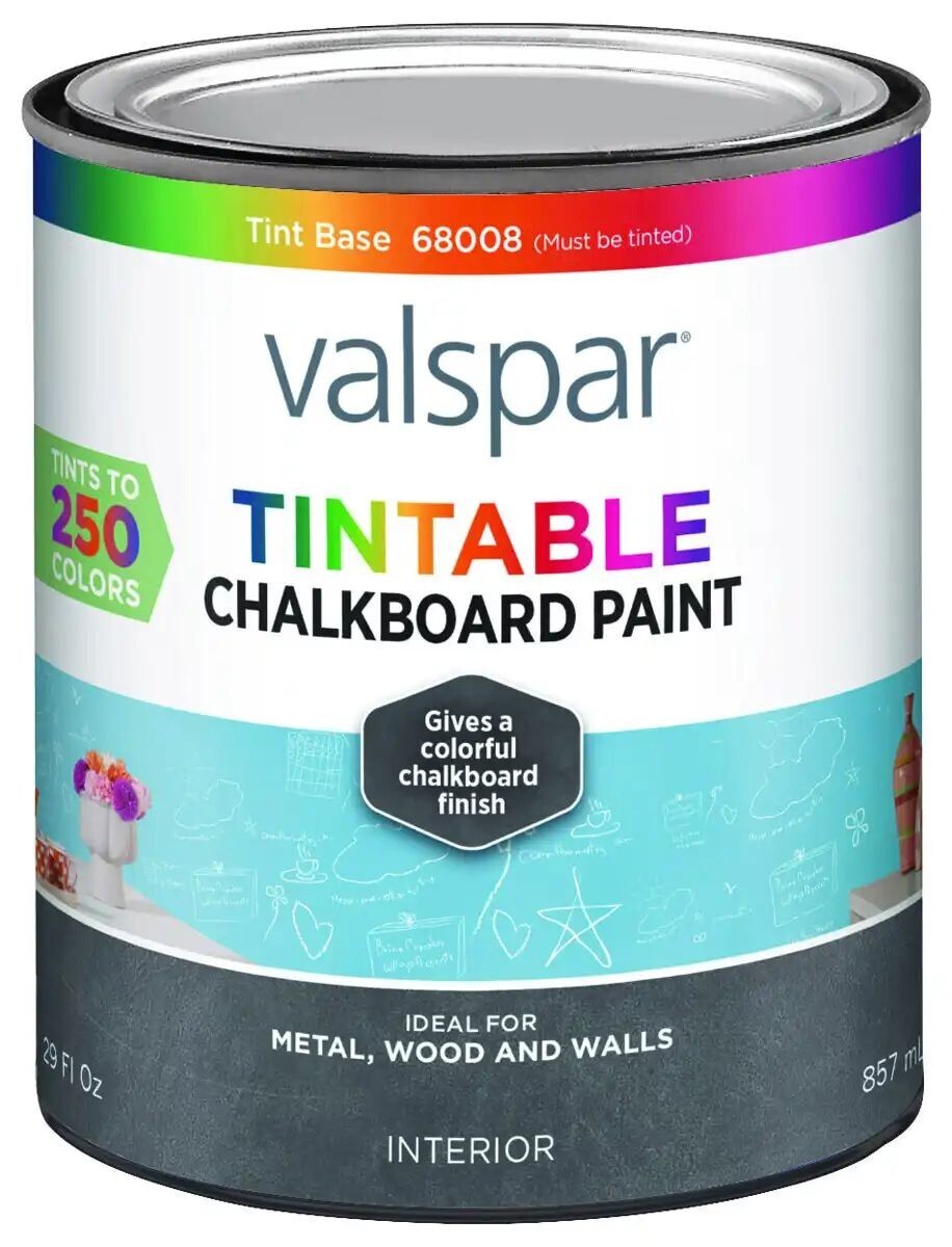 Valspar Tintable Chalkboard Paint Tint Base #68008 (29 Oz) - Brand New ...