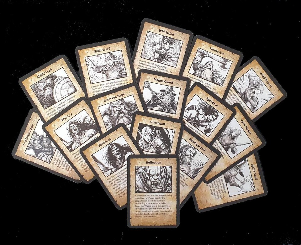 ExtraQuest Hero Skill cards - Set 1 (Heroquest 2021 Edition) | eBay