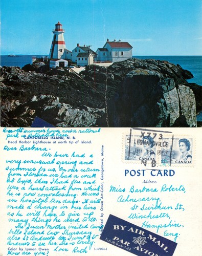 s16901 Head Harbor Lighthouse, Campobello Island, New Brunswick, Canada ...